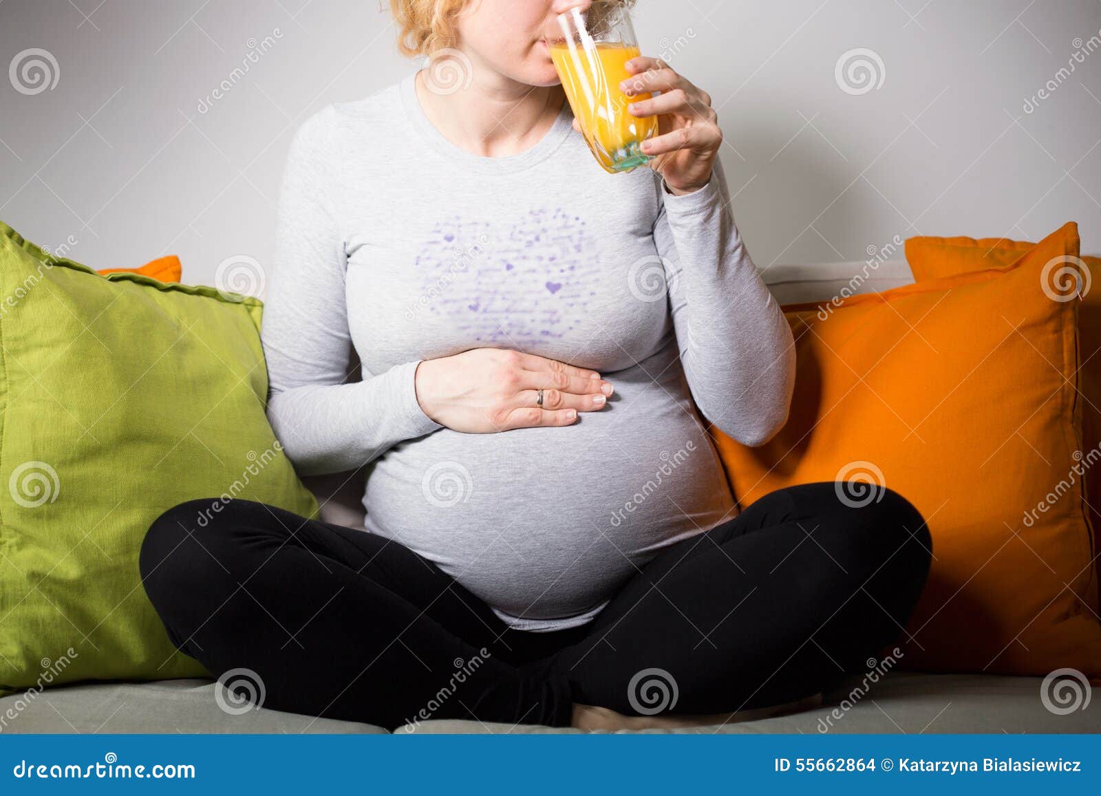 Future Mum Relaxing on the Sofa Stock Photo - Image of expecting, care ...