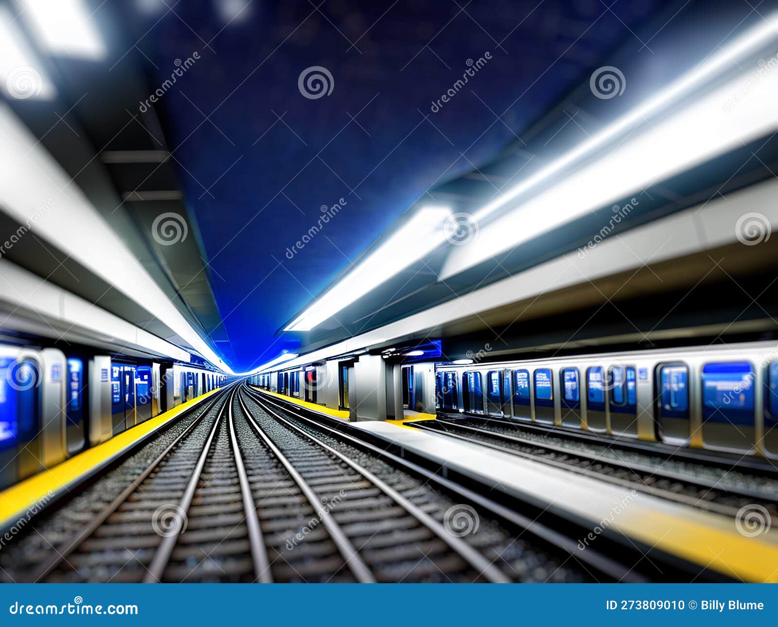 Future Neon Underground Subway Abstract Art Sequence 13 of 34 Stock ...