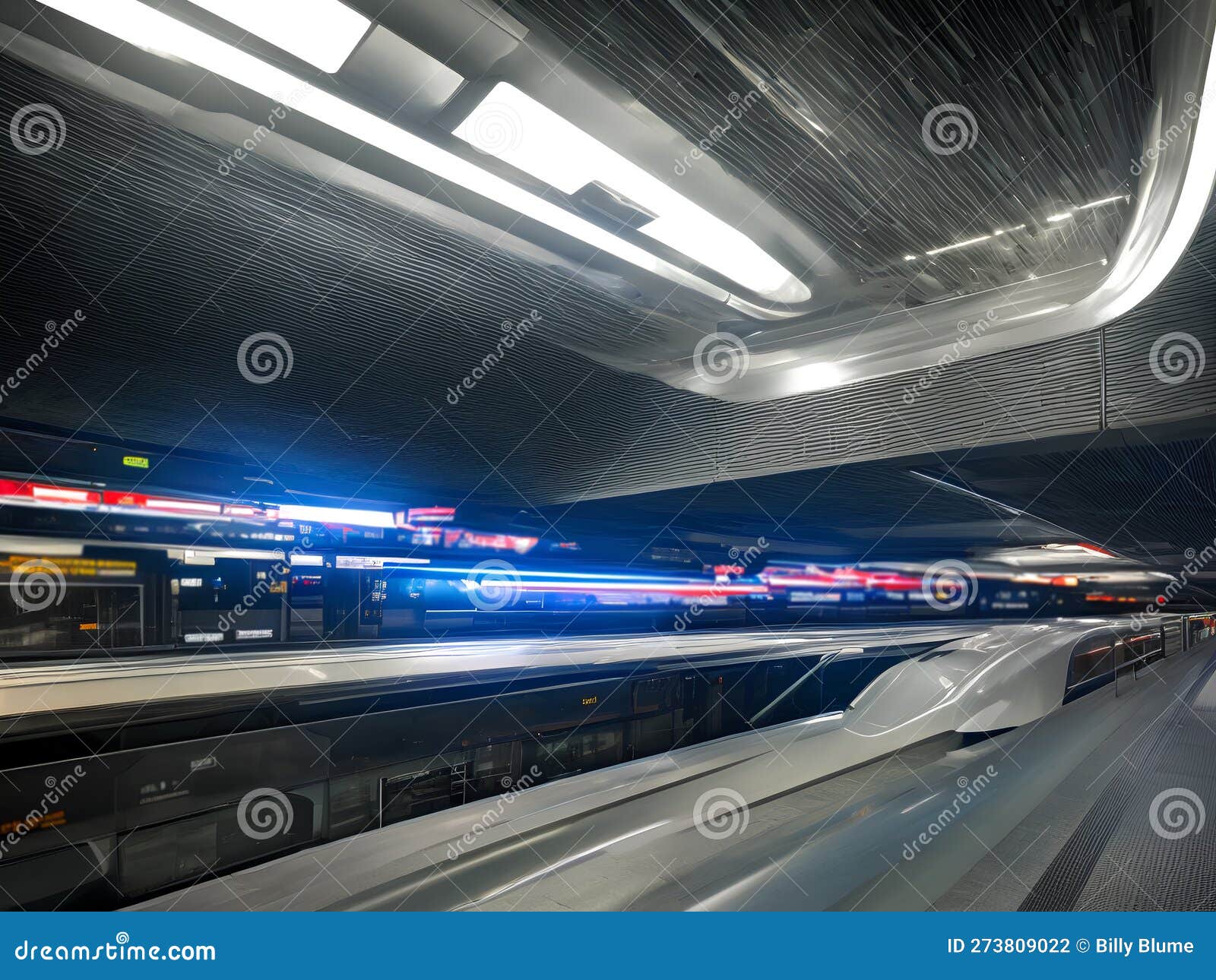 Future Neon Underground Subway Abstract Art Sequence 16 of 34 Stock ...