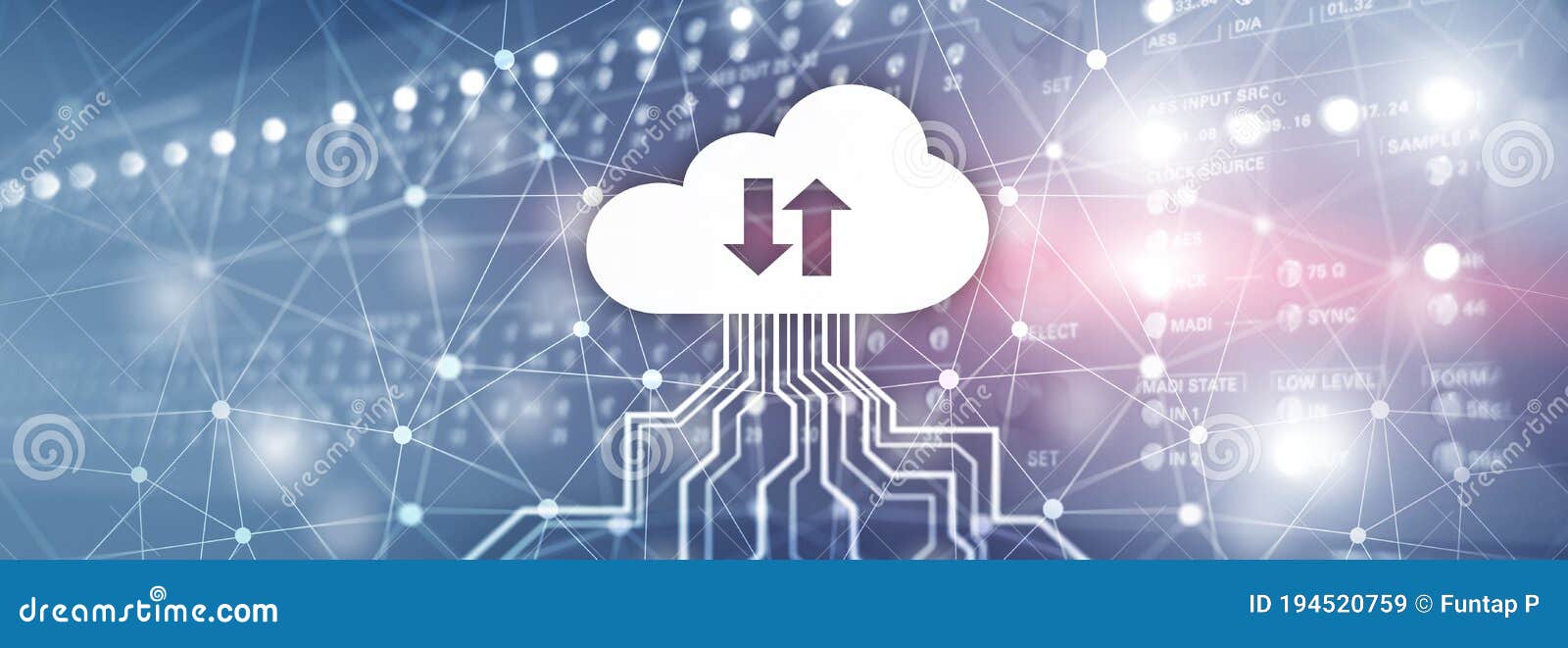 Future Network Cloud Services Business Concept. Cloud for Your ...