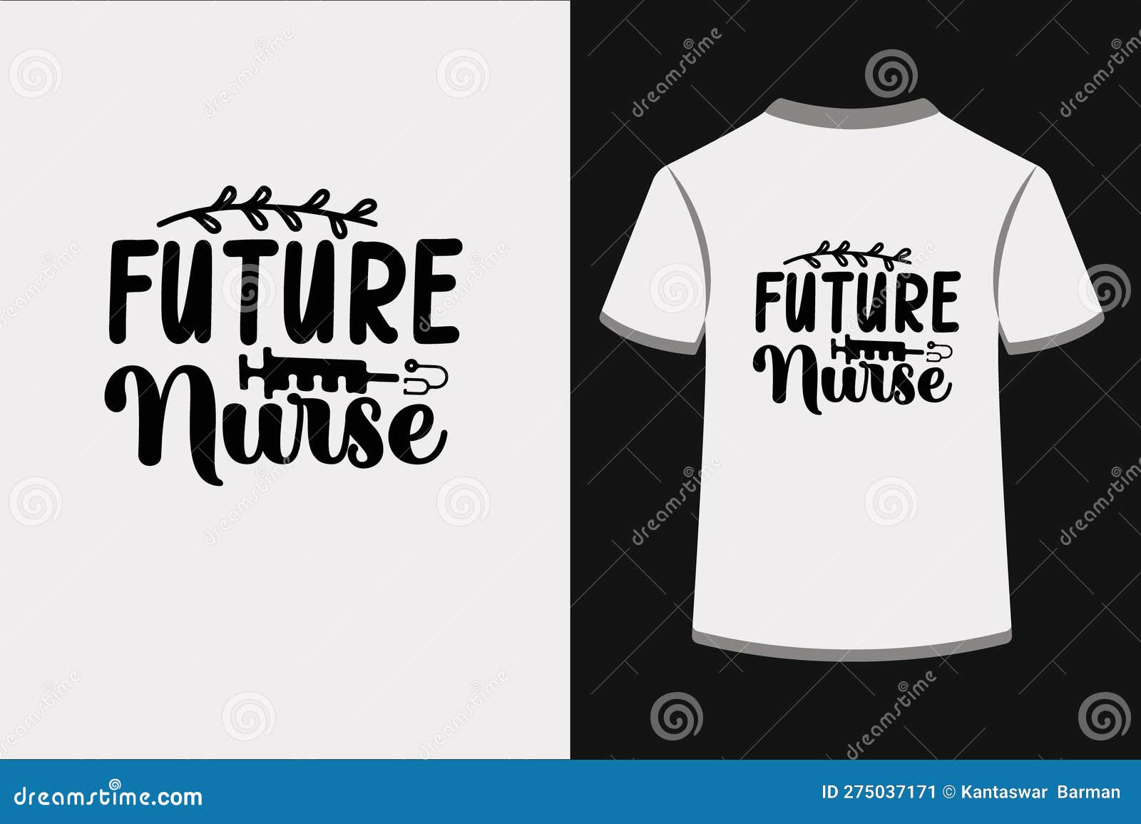 Future Nurse. stock vector. Illustration of future, logo - 275037171