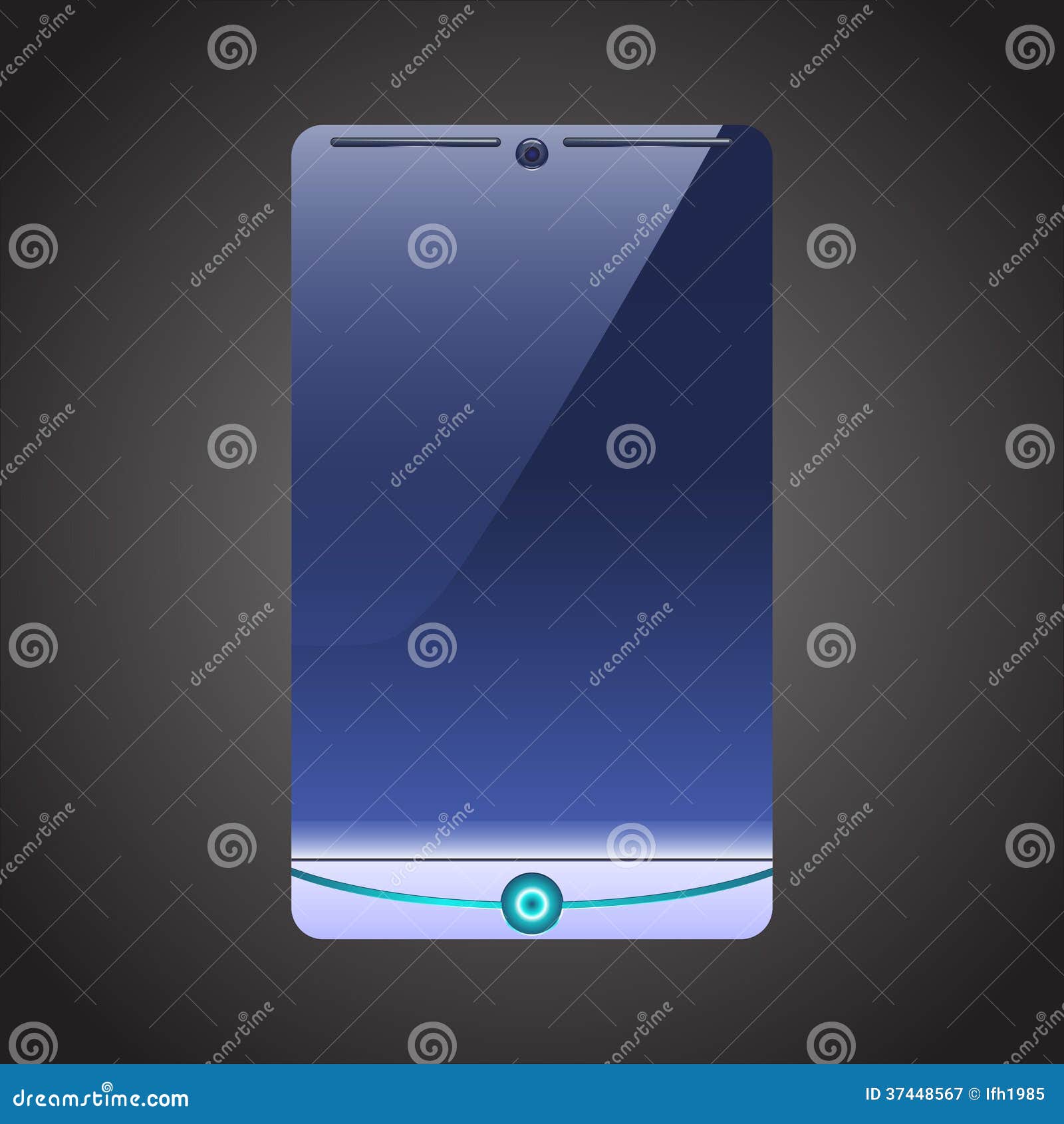 Future phone stock vector. Illustration of push, communication - 37448567
