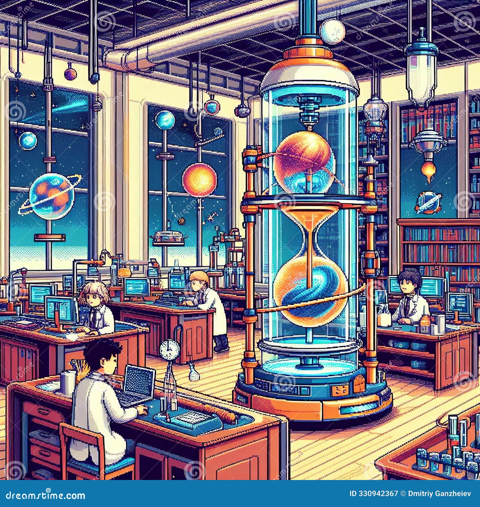 Future Physics Exploration editorial photography. Illustration of desk ...