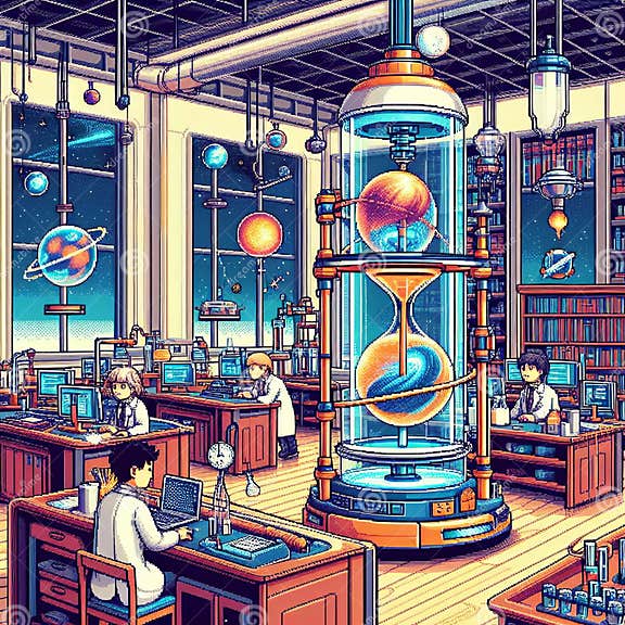 Future Physics Exploration editorial photography. Illustration of desk ...