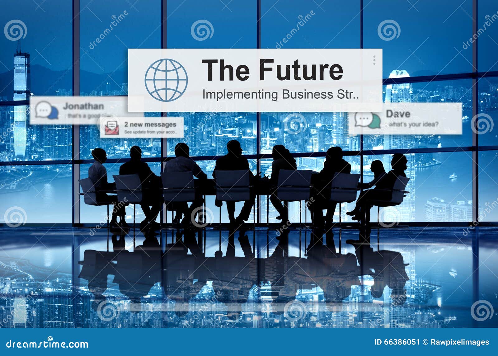 The Future Plan Strategy Vision Innovation Development Concept Stock ...