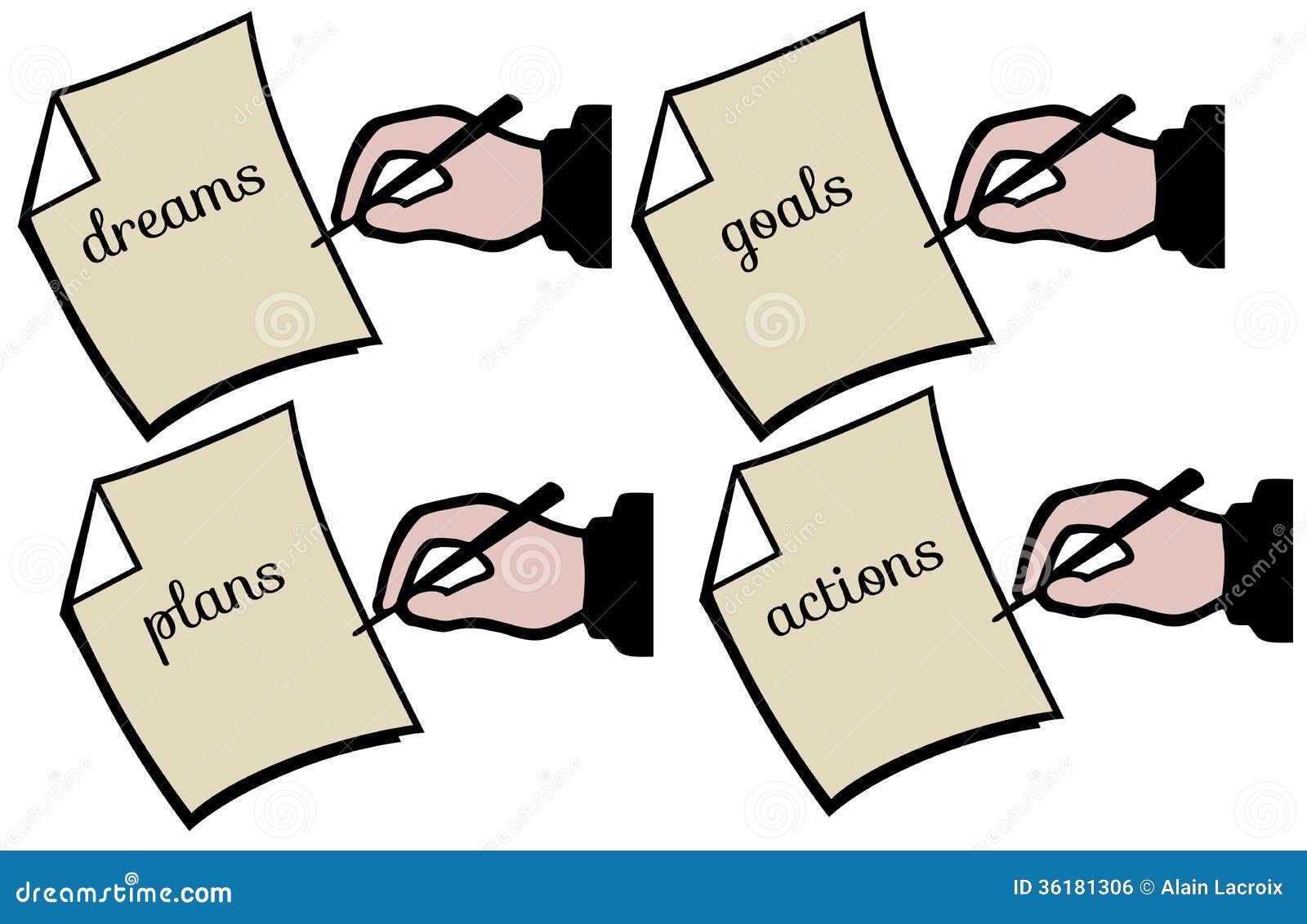 Future plans stock illustration. Illustration of career - 36181306