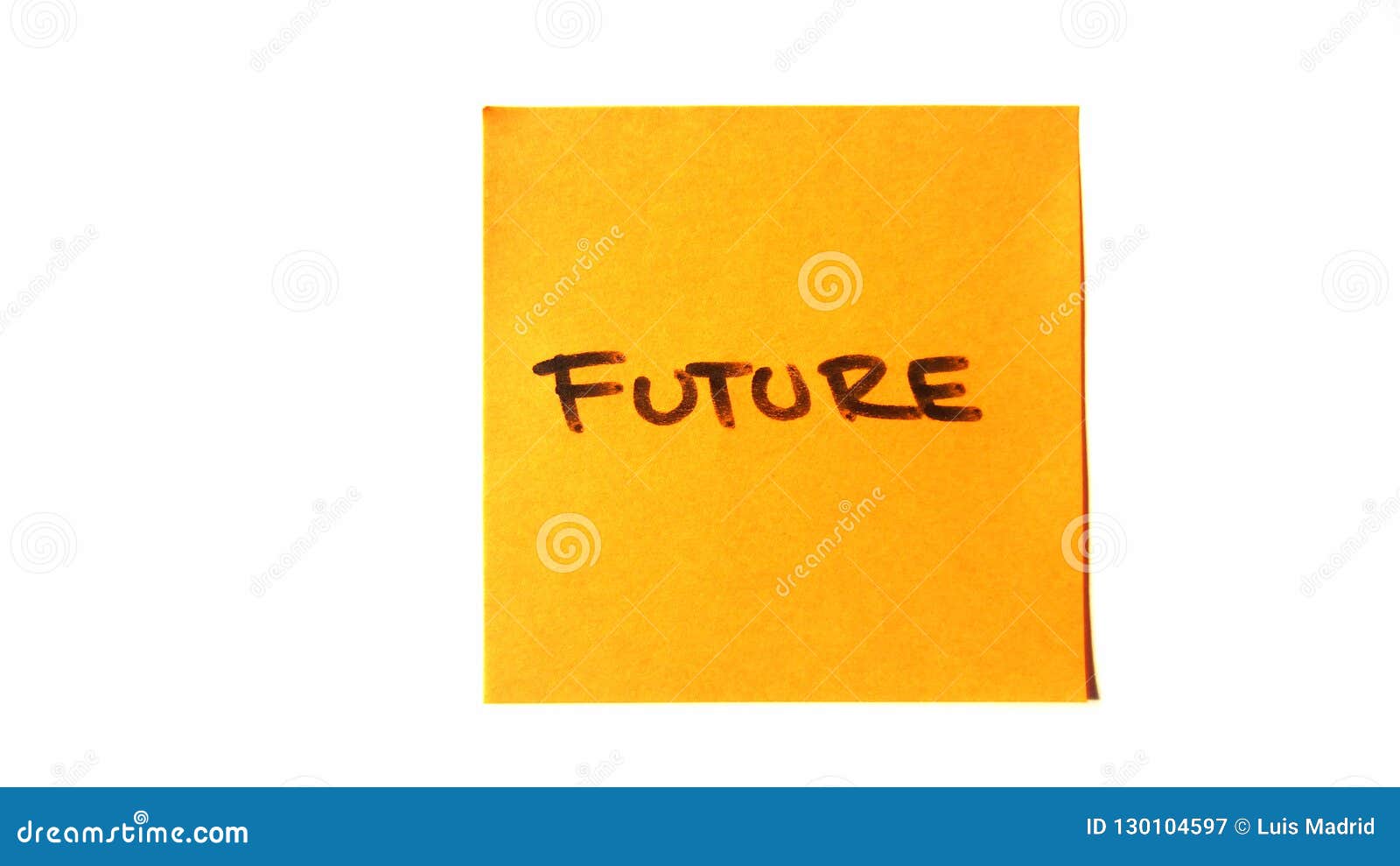 Future Post Its Used To Innovation Stock Image - Image of post, postit ...