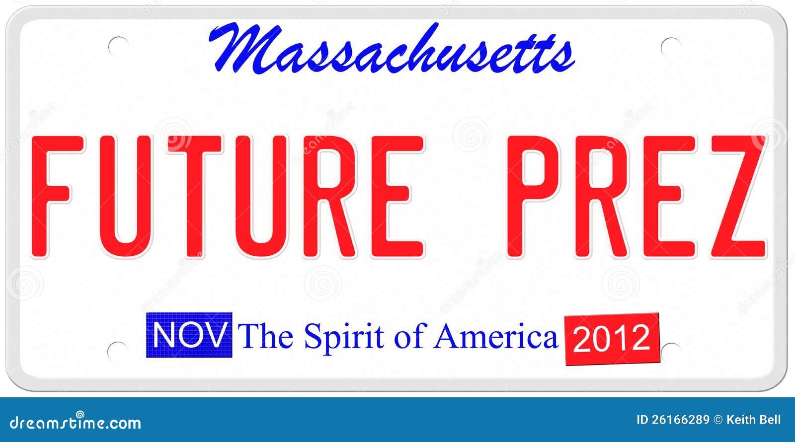 Future President License Plate Stock Illustration - Illustration of ...