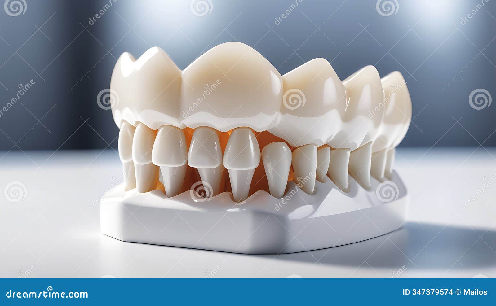 Future-Ready 3D Dental Model in a Clean and Minimalist Lab Setting ...