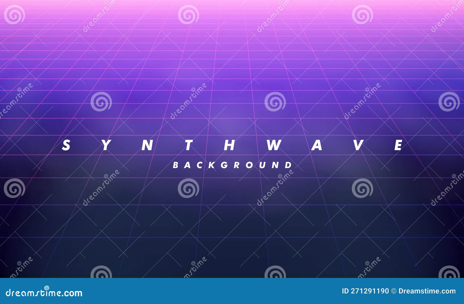 Future Retro Line Background of the 80s. Vector Futuristic Synth Retro ...