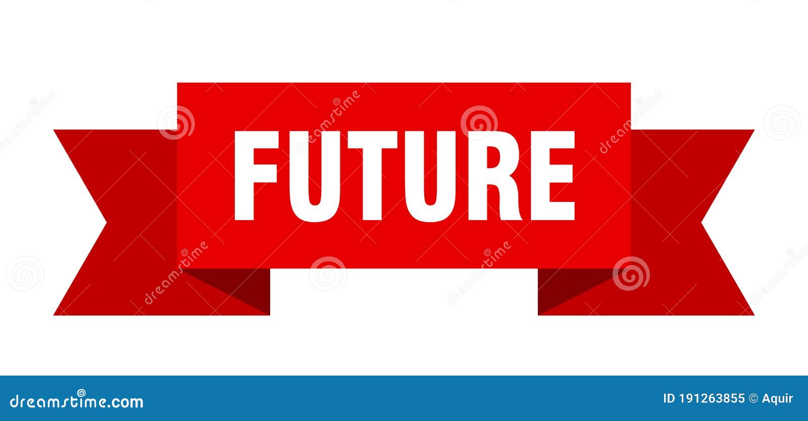 Future ribbon. stock vector. Illustration of peeler - 191263855