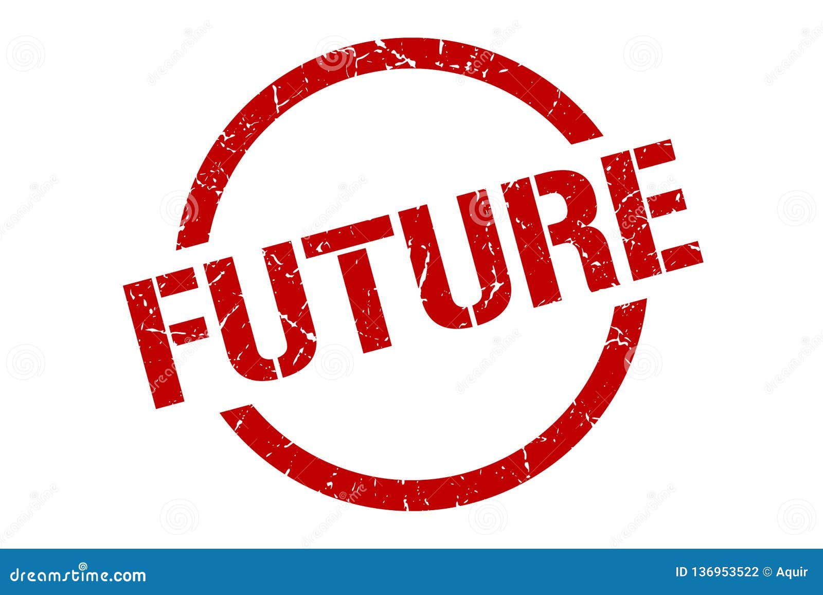 Future stamp stock vector. Illustration of future, vector - 136953522