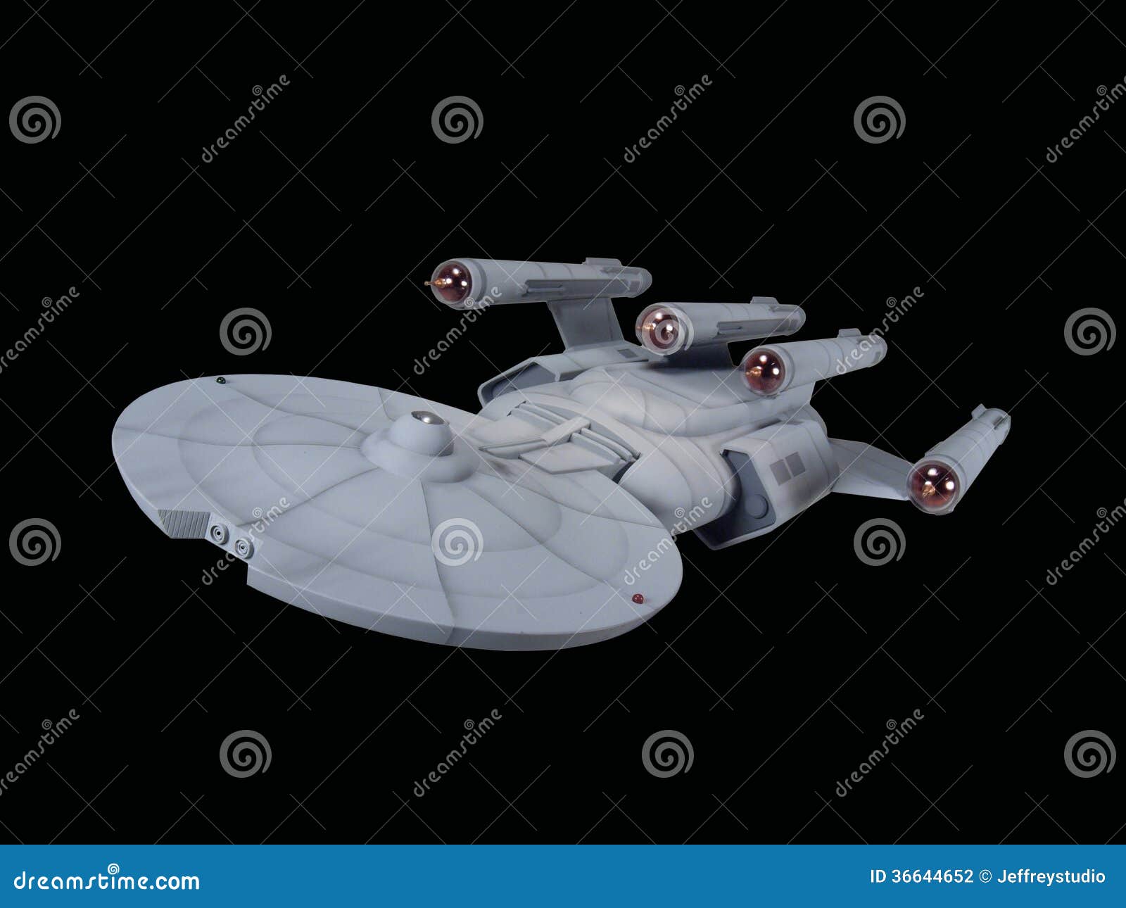 Future Sci-Fi spaceship stock photo. Image of cannon - 36644652