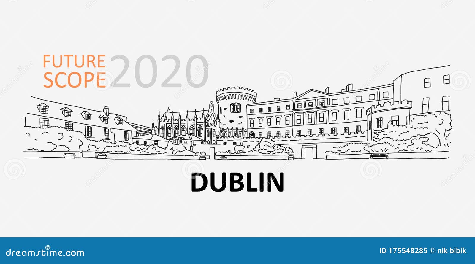 Future Scope 2020 in Dublin, Technology Conference Stock Vector ... Future Scope 2020 in Dublin, Technology Conference Stock Vector ...