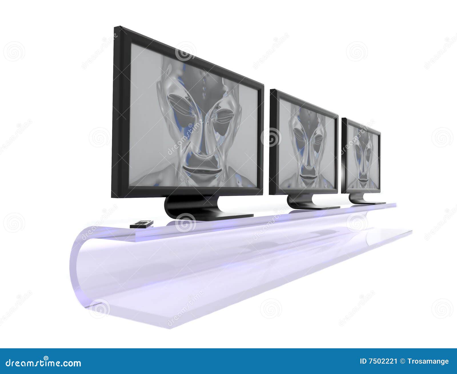 Future screens stock illustration. Illustration of black - 7502221