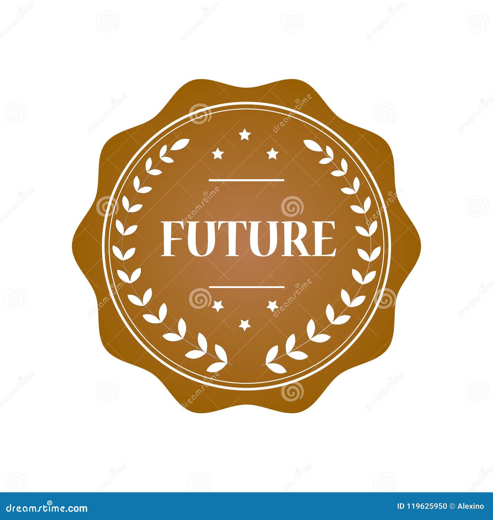 Future stamp illustration stock vector. Illustration of sign - 119625950