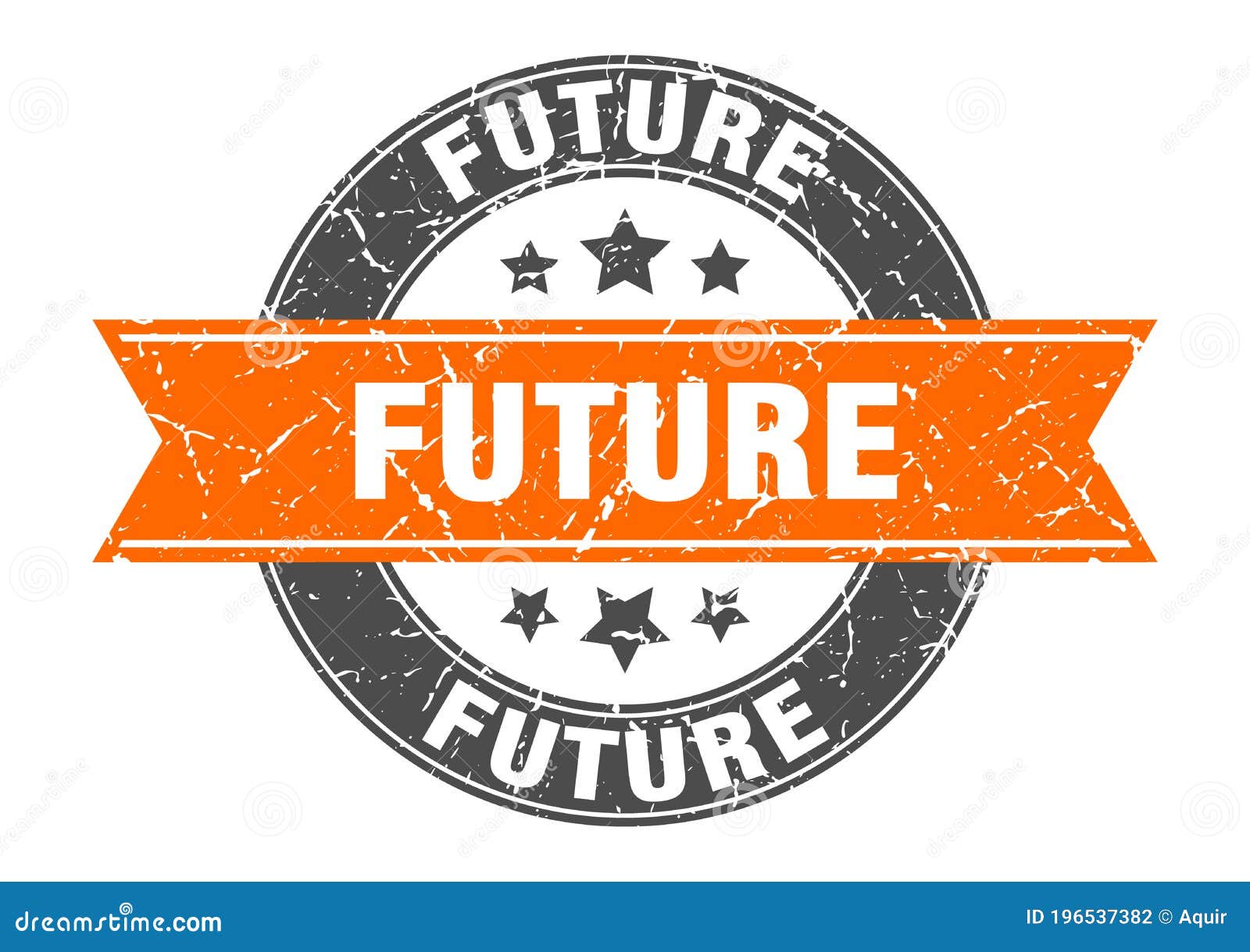 Future stamp stock vector. Illustration of badge, sign - 196537382