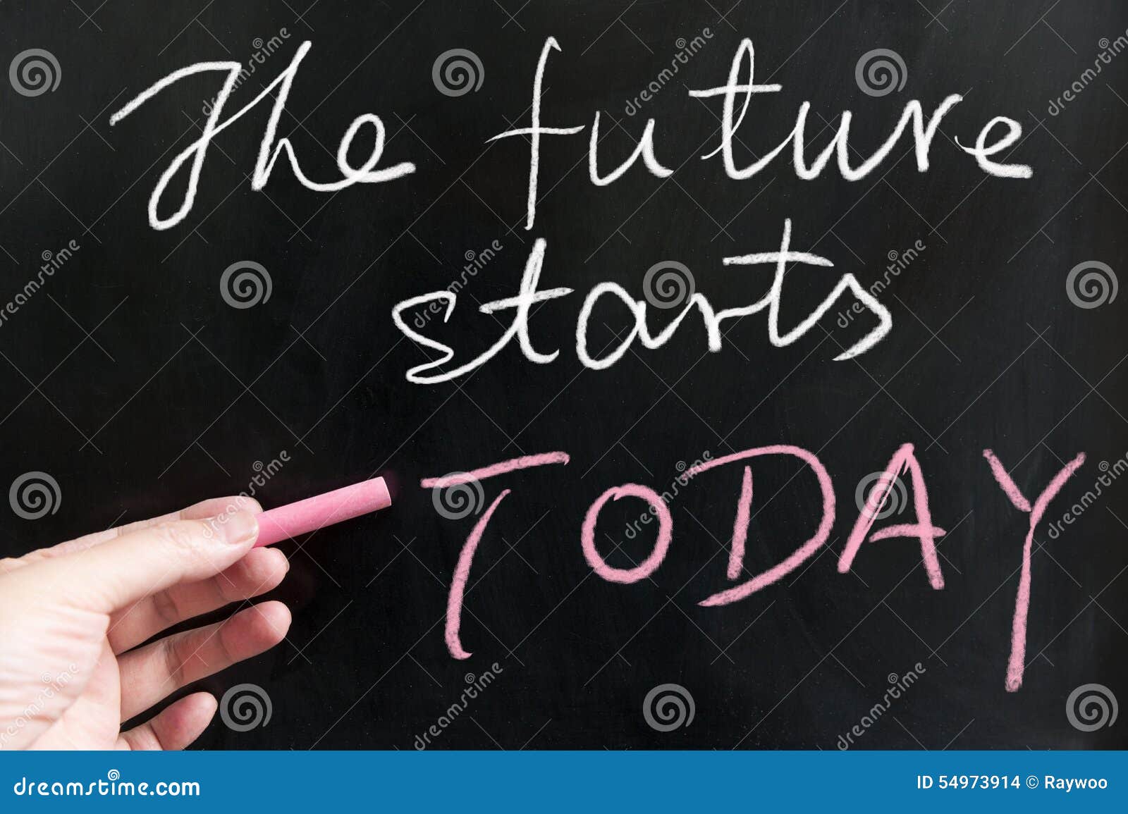 The future starts today stock photo. Image of motivation - 54973914