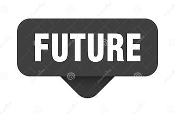 Future Sticker. Future Sign on Transparent Background Stock Vector ...