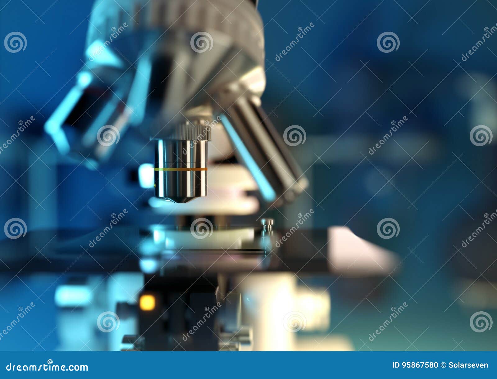 Future Study of Science stock illustration. Illustration of expereiment ...