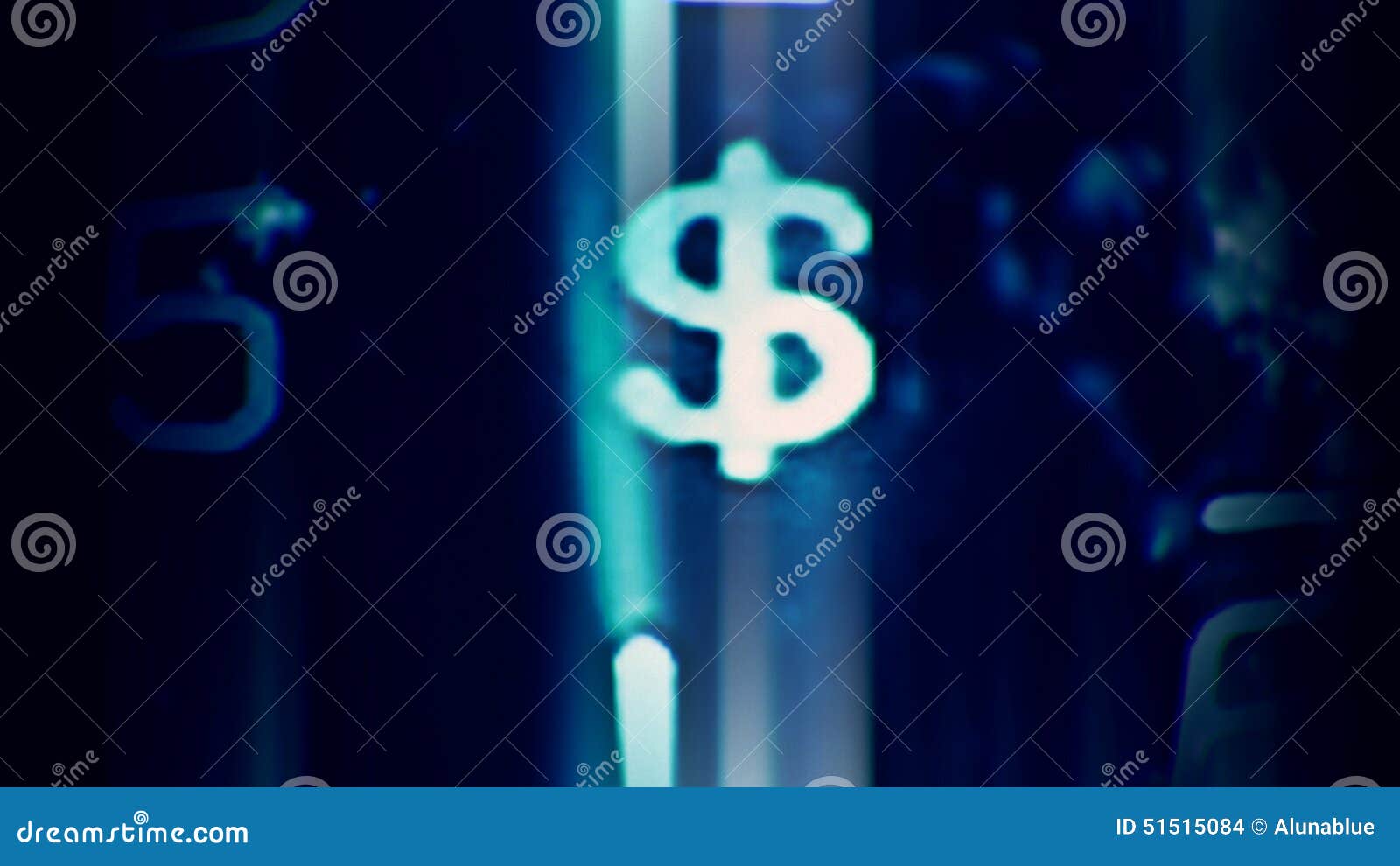 Future Tech Dollar Symbol stock photo. Image of global - 51515084