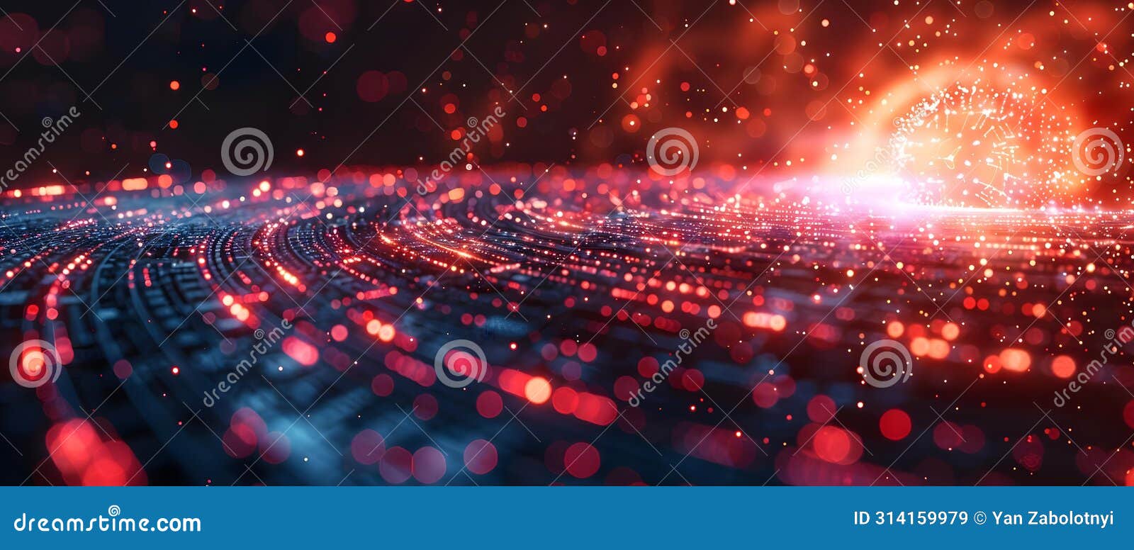 Future Tech Symphony: AI & Quantum Realms. Concept Artificial ...