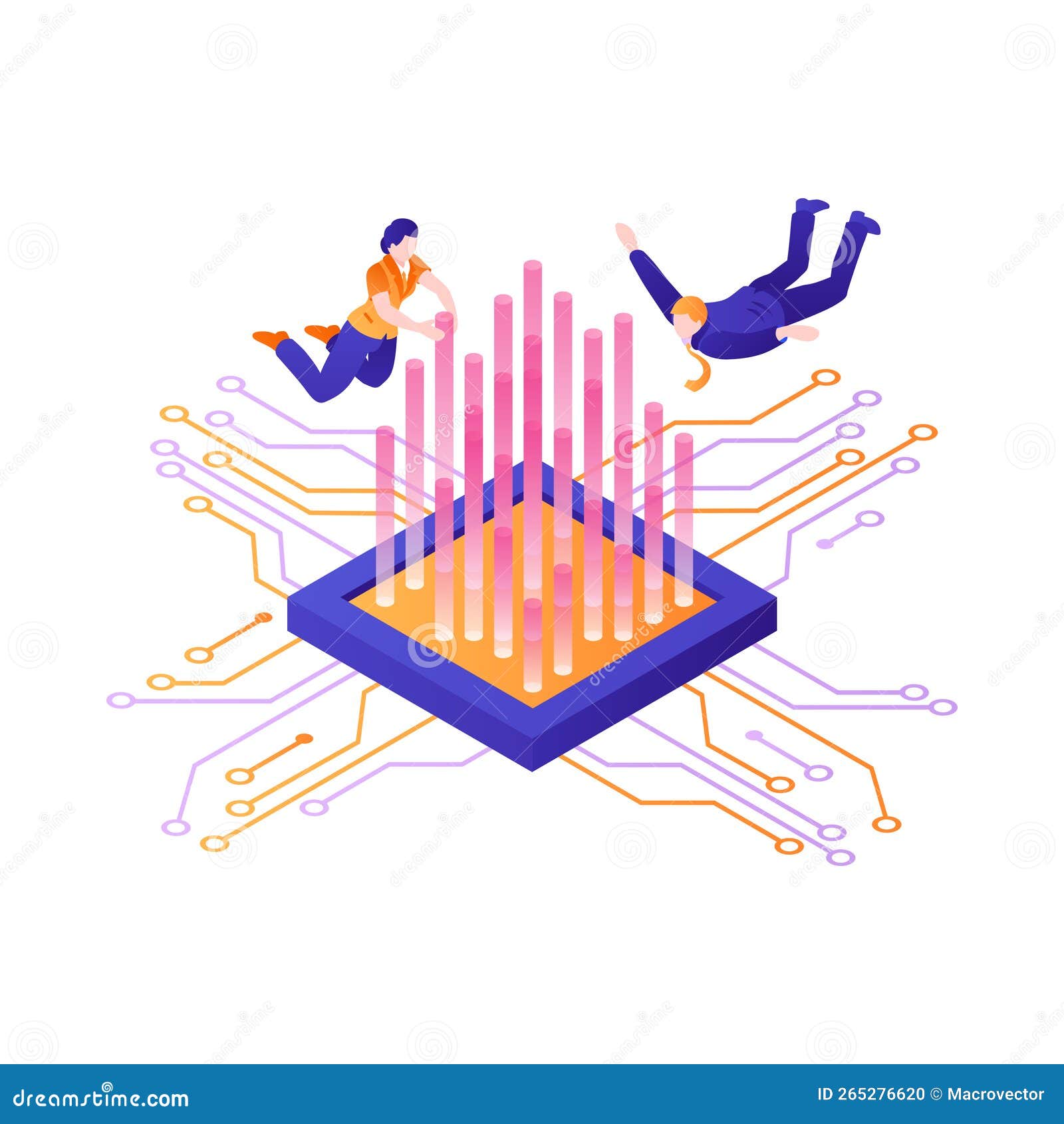 Future Technologies Concept Stock Vector - Illustration of service, tech: 265276620