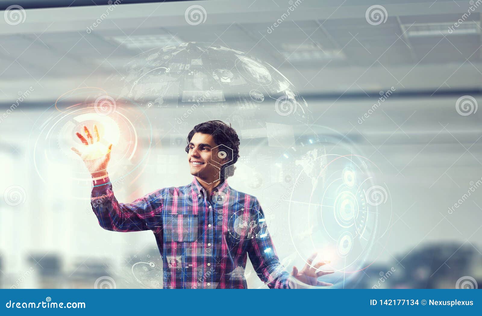 Future technologies today stock photo. Image of work - 142177134