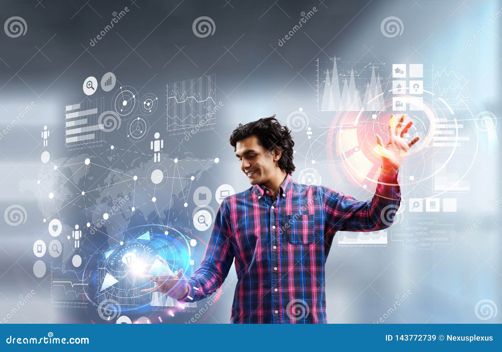 Future technologies today stock image. Image of panel - 143772739