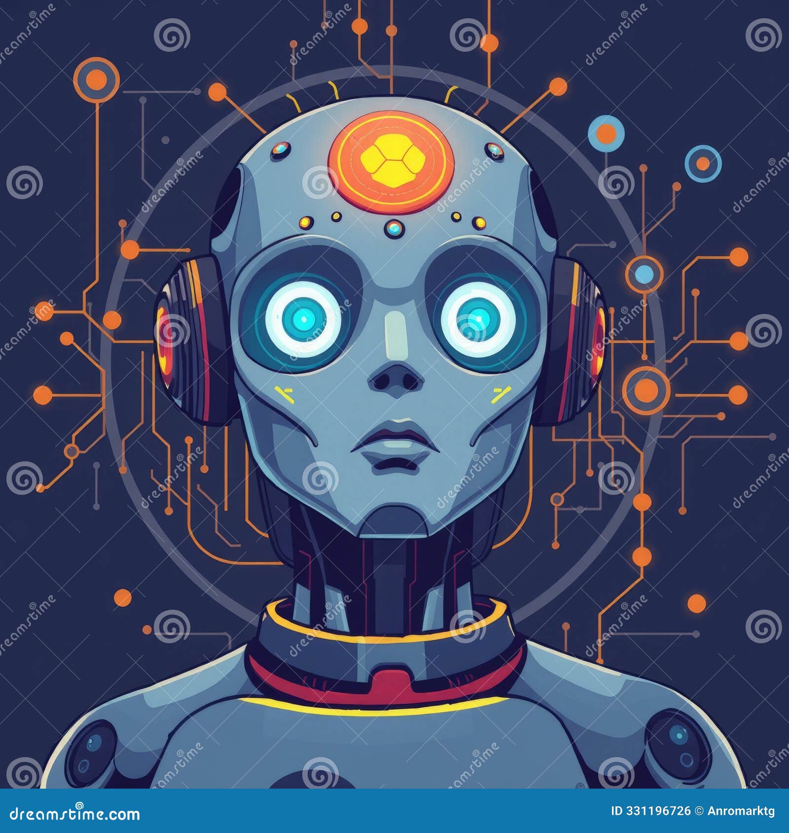 Future Technology AI Robot Chatgpt Illustration LLM Sentience ...