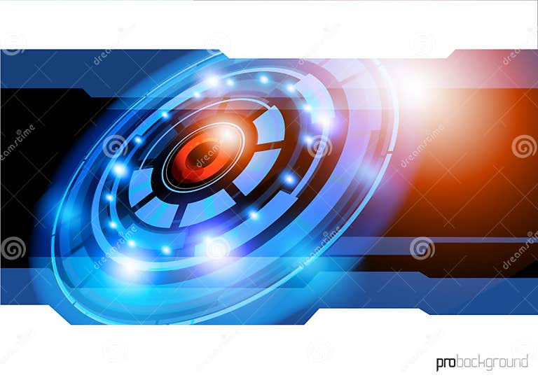 Future Technology Background Stock Vector - Illustration of eps10 ...