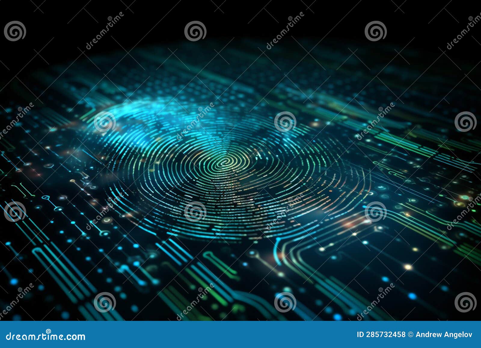 Future Technology, Blue Cyber Security Concept Background, Abstract Hi ...