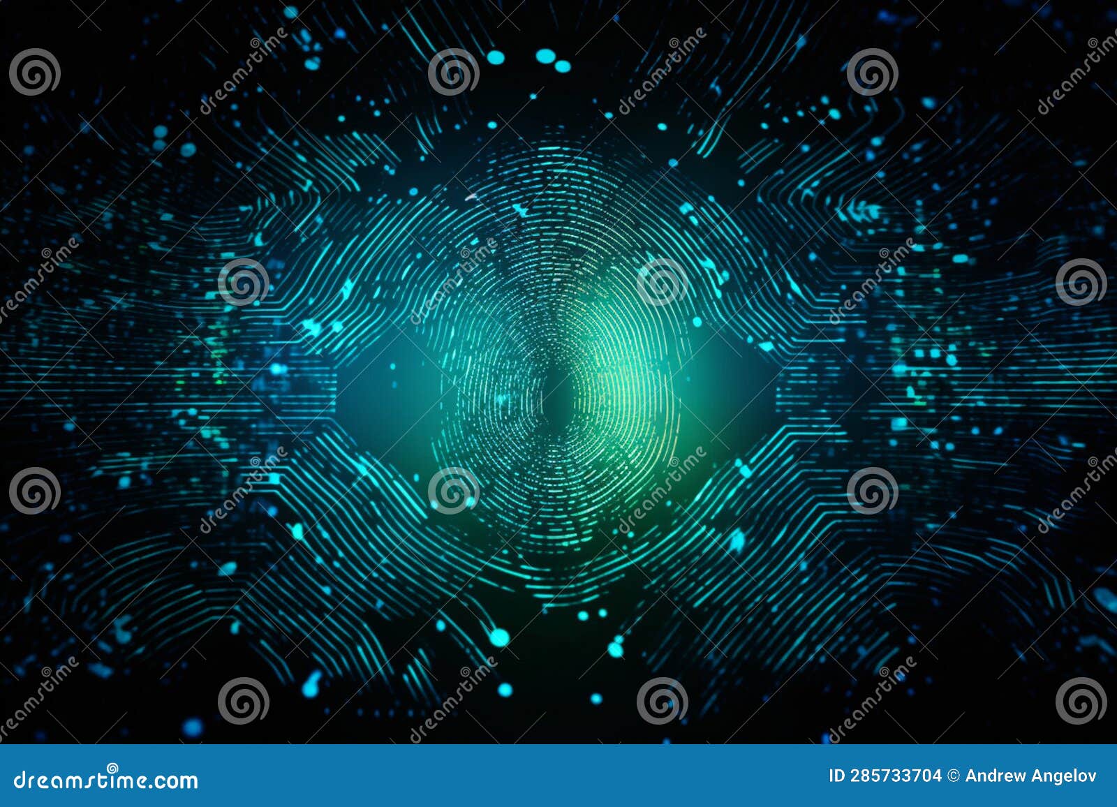 Future Technology, Blue Cyber Security Concept Background, Abstract Hi ...