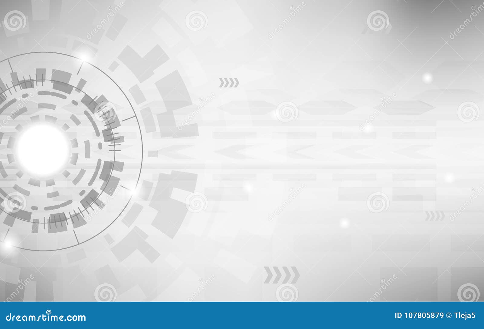 Future Technology Concept, Abstract White Background Stock Vector ...