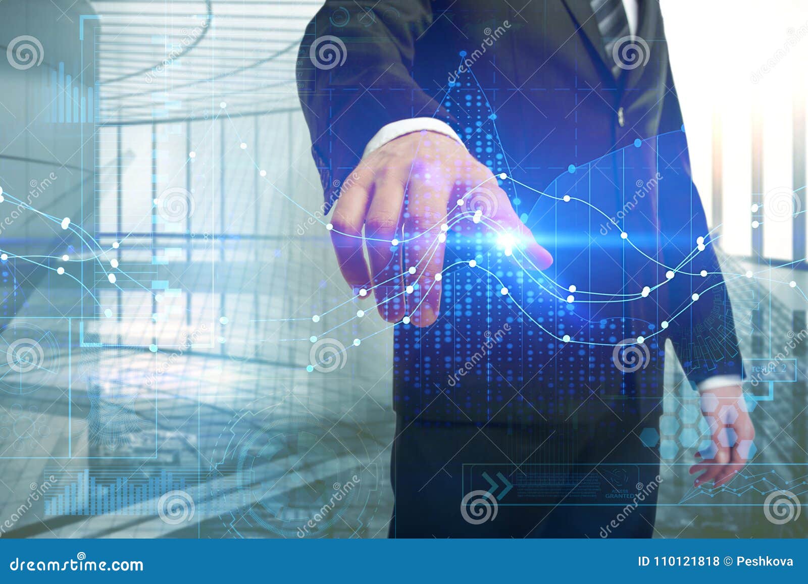 Future and Technology Concept Stock Photo - Image of information ...