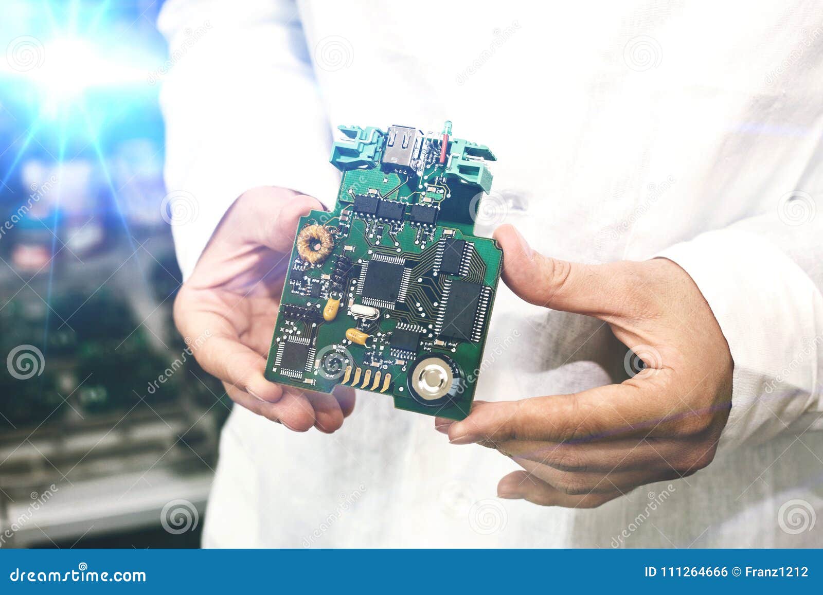 Future Technology Concept of High Technology and Robotics. the ...