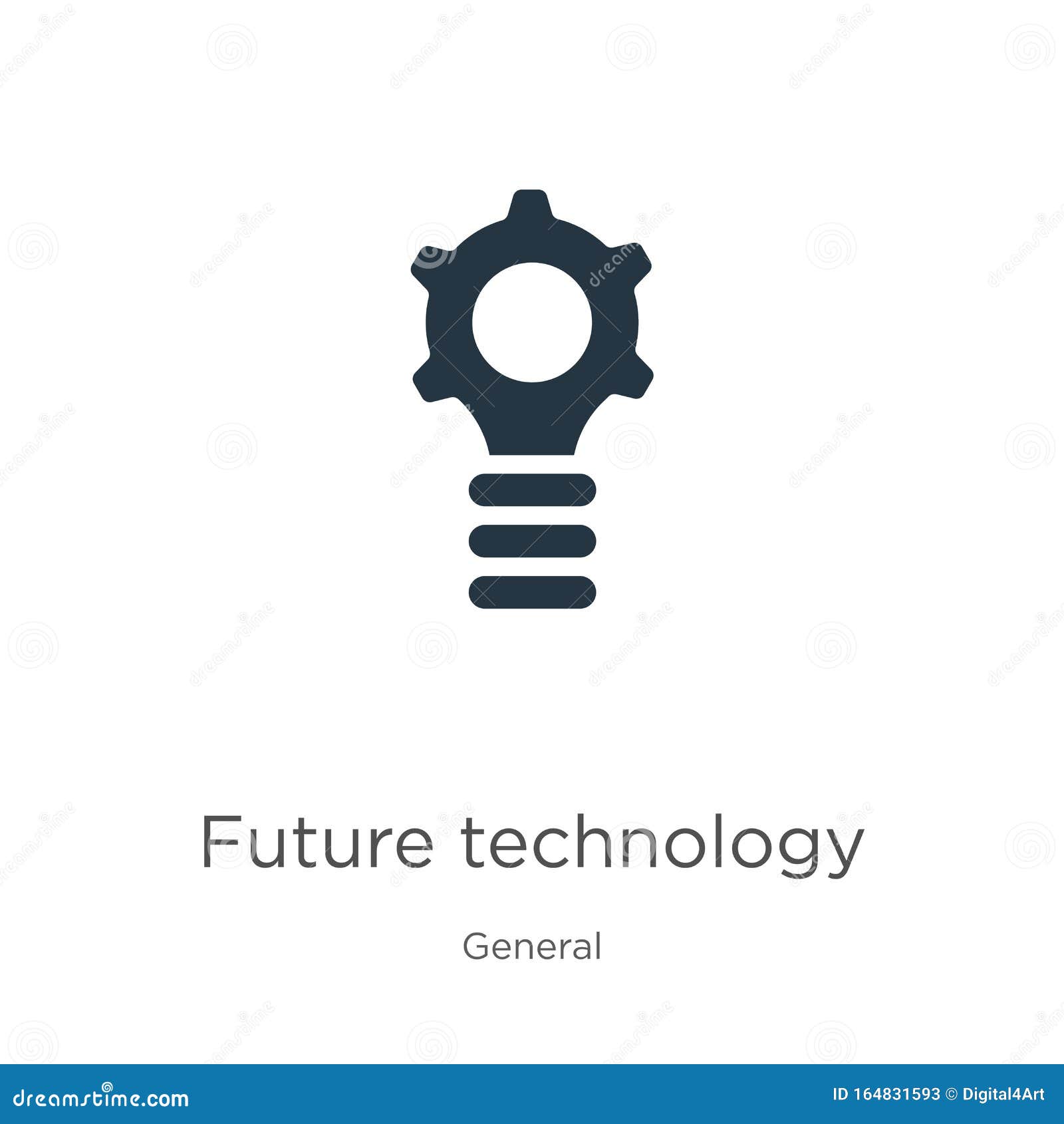 Future Technology Icon Vector. Trendy Flat Future Technology Icon from ...