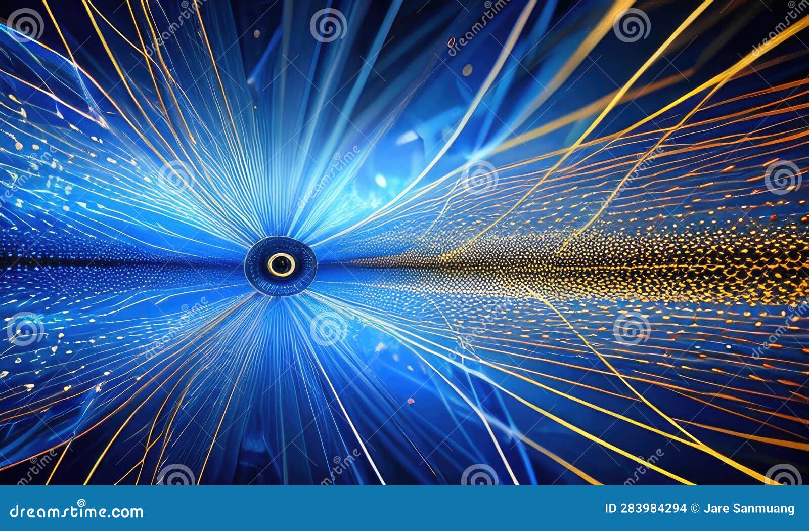 Future Technology Lines with Dots Network Mesh Background,Generative AI ...