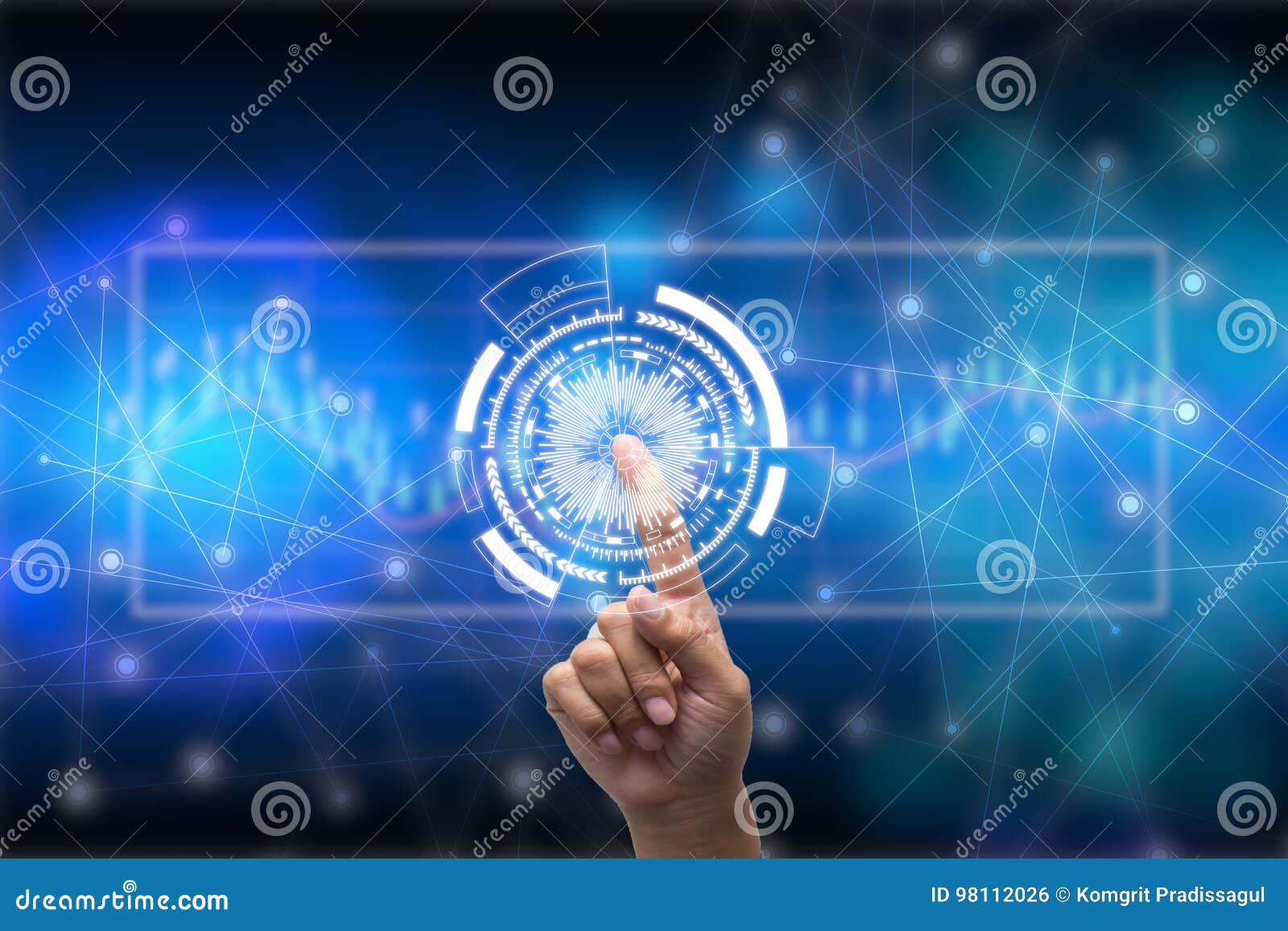 Future of Technology Network Concept,Businessman Holding Worldwide ...