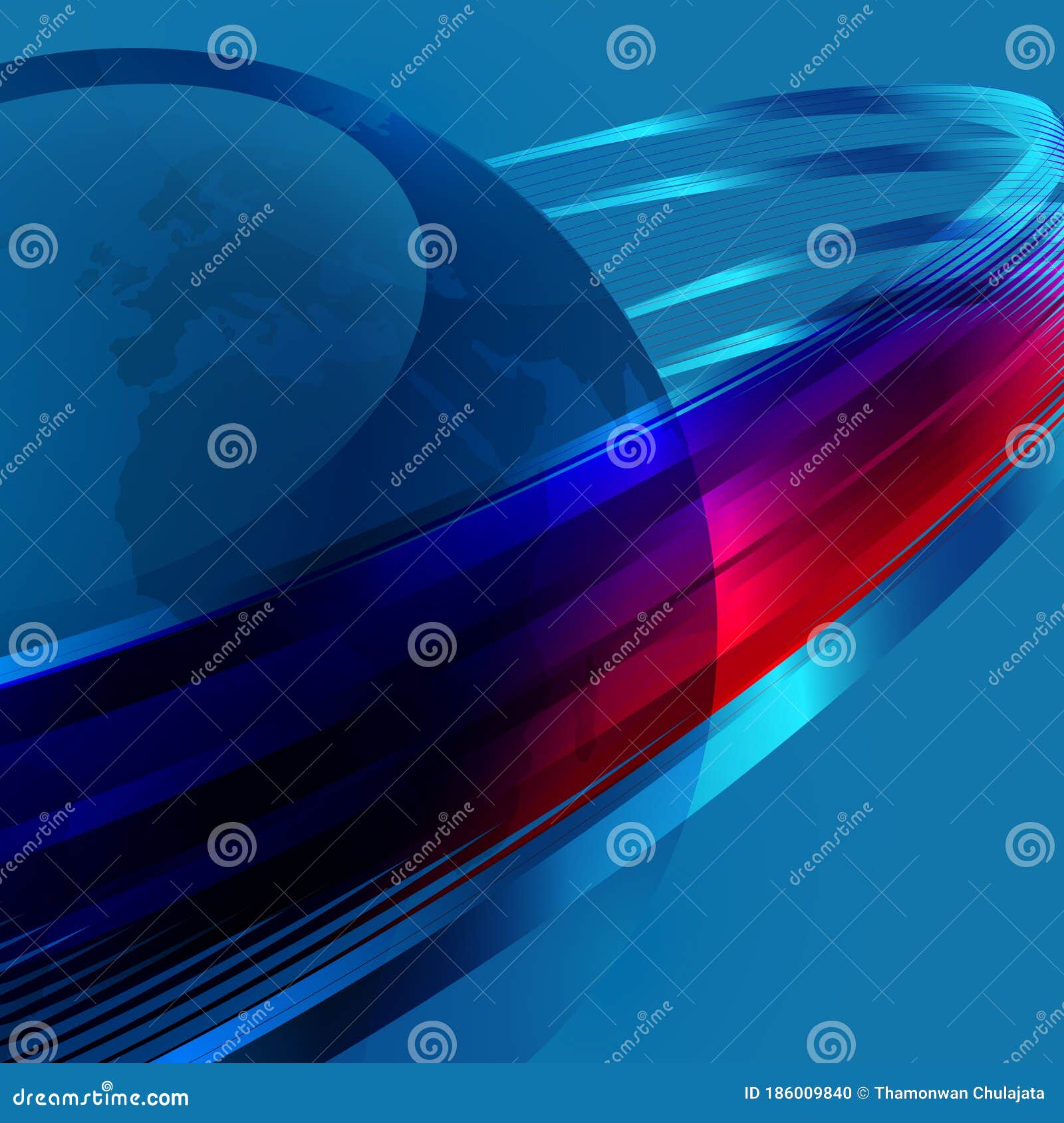 Future Technology in Outer Space Stock Vector - Illustration of card ...