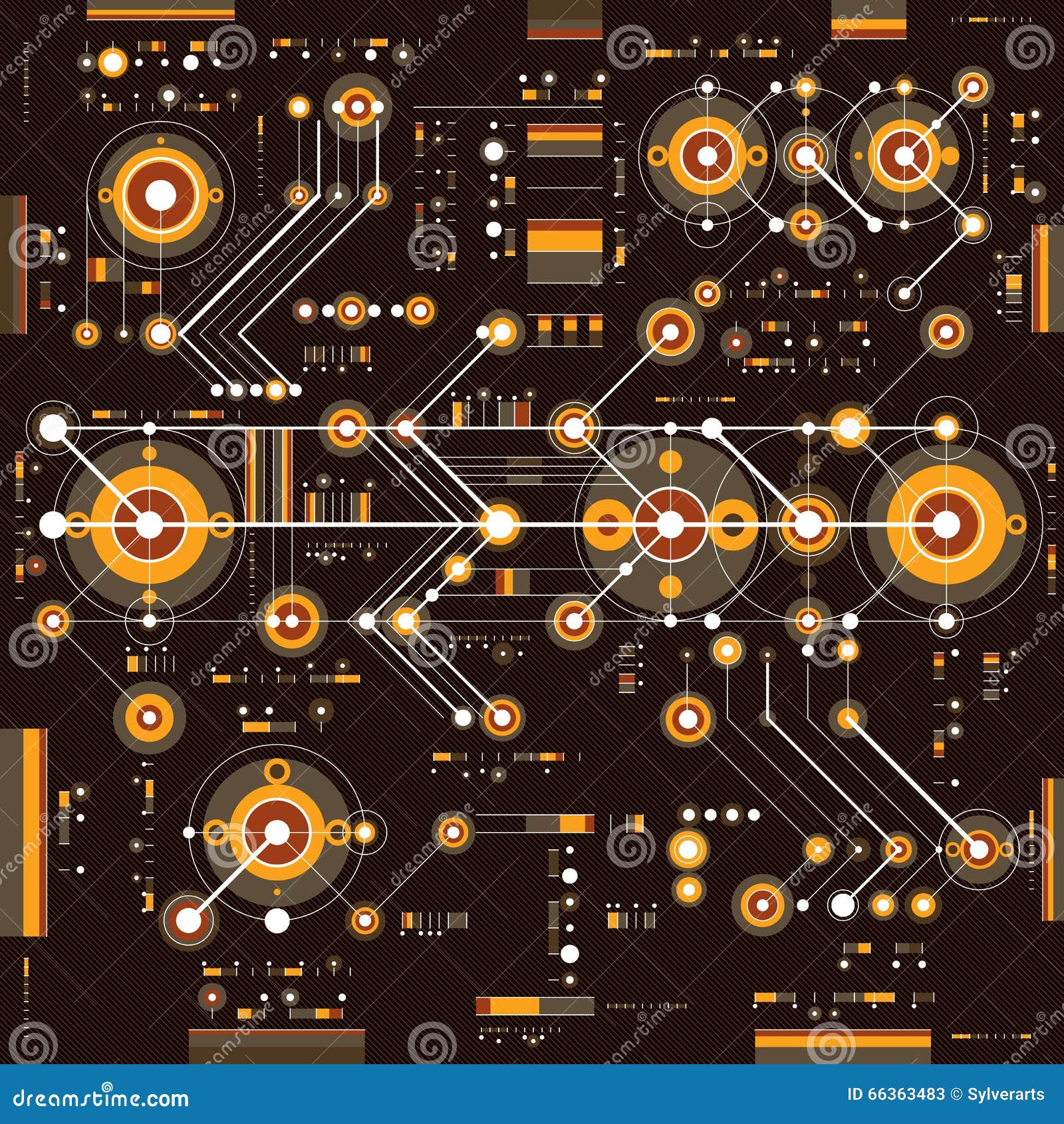 Future Technology Vector Drawing, Industrial Wallpaper. Graphic Stock ...