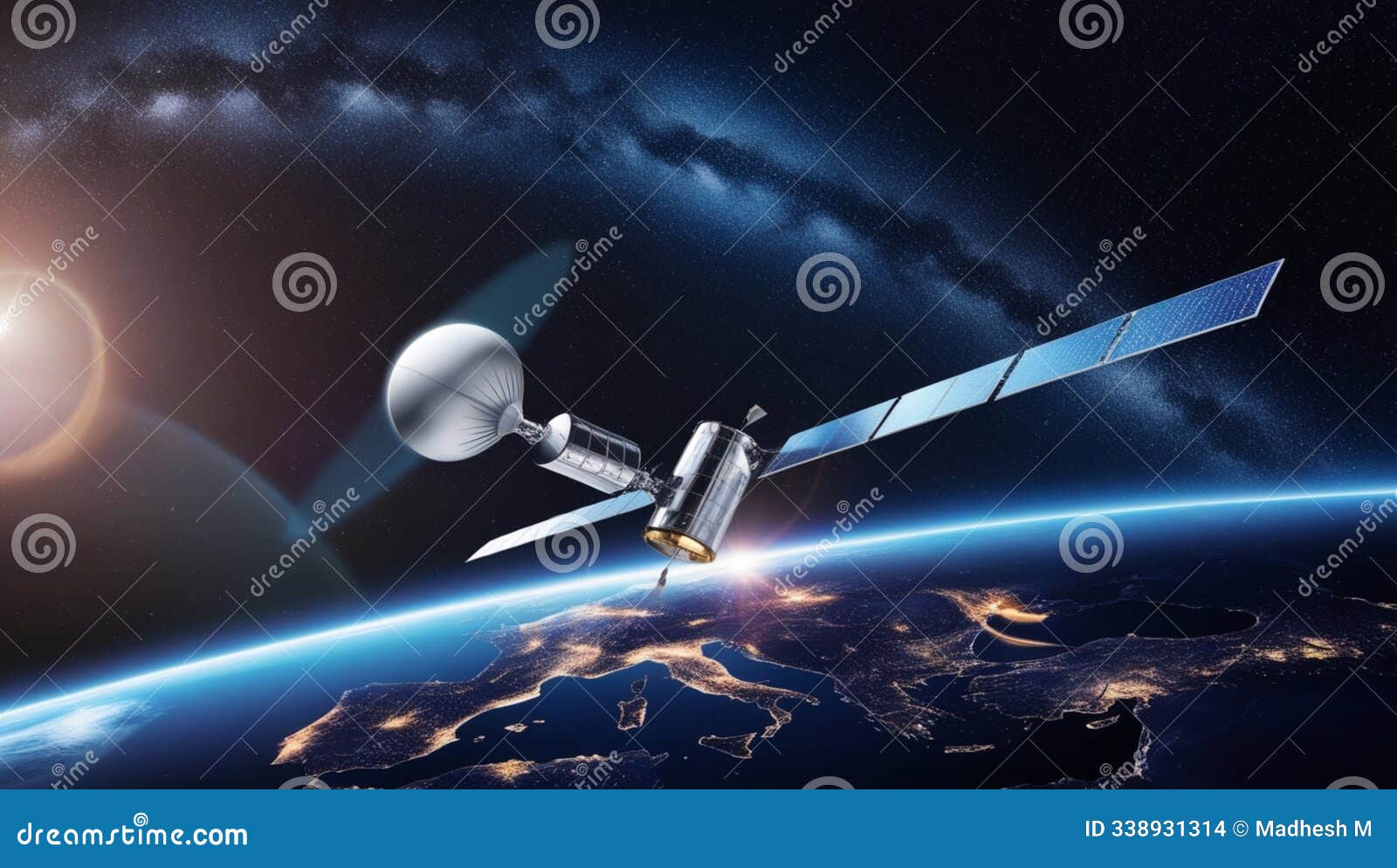The Future of Telecommunications, Satellite Orbiting Earth for Global ...