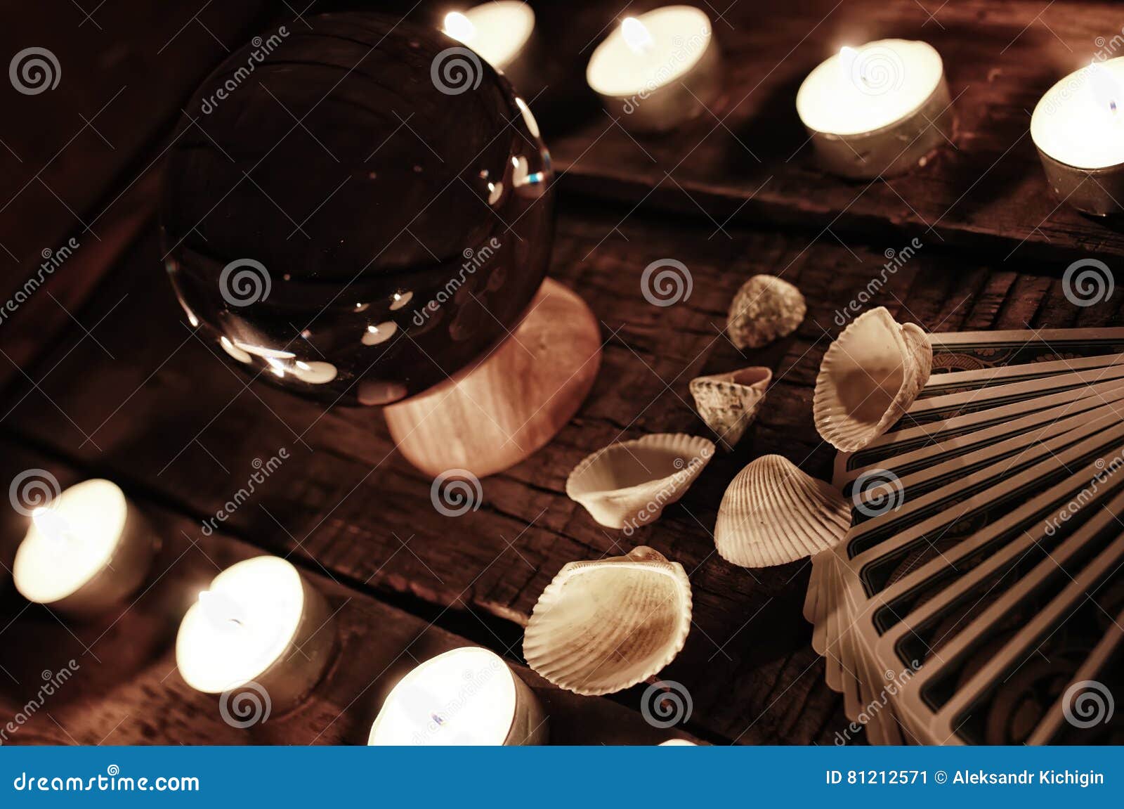 Future Teller Candle Divination Stock Image - Image of divination ...