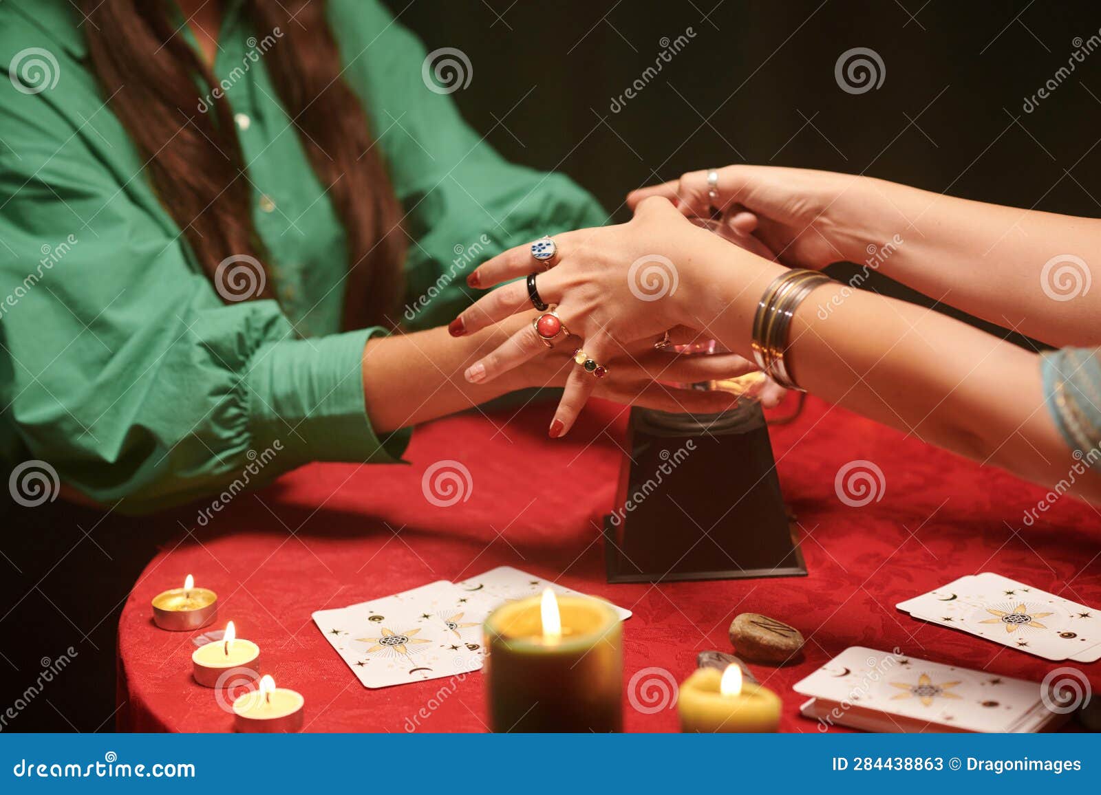 Future Telling Concept stock image. Image of concentration - 284438863