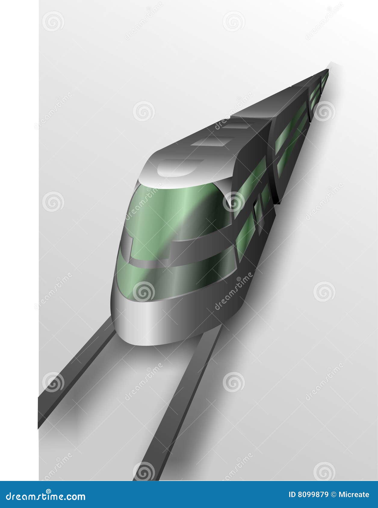A future-train stock vector. Illustration of forward, electro - 8099879