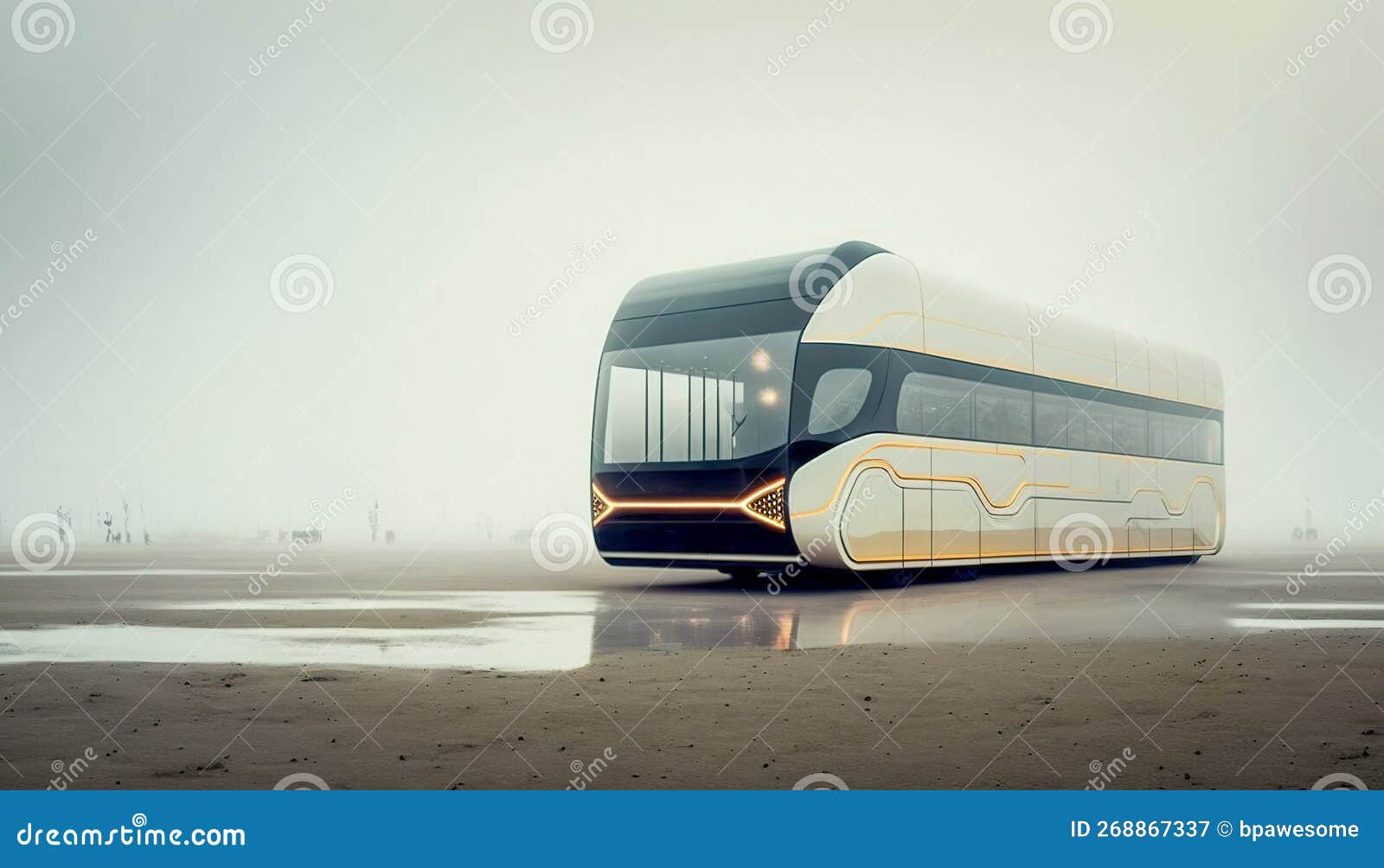 The Future of Transportation, Autonomous Bus, Generative AI Stock ...