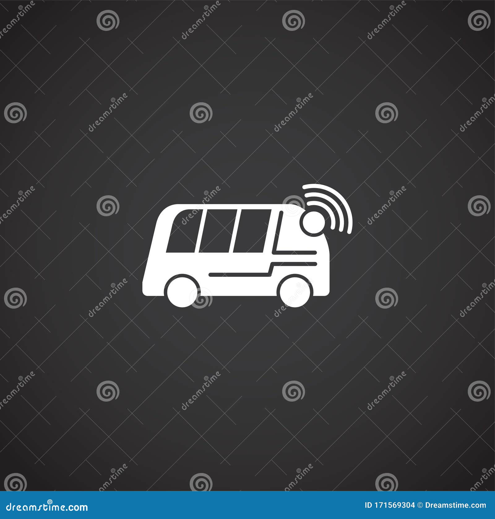 Future Transportation Related Icon on Background for Graphic and Web ...