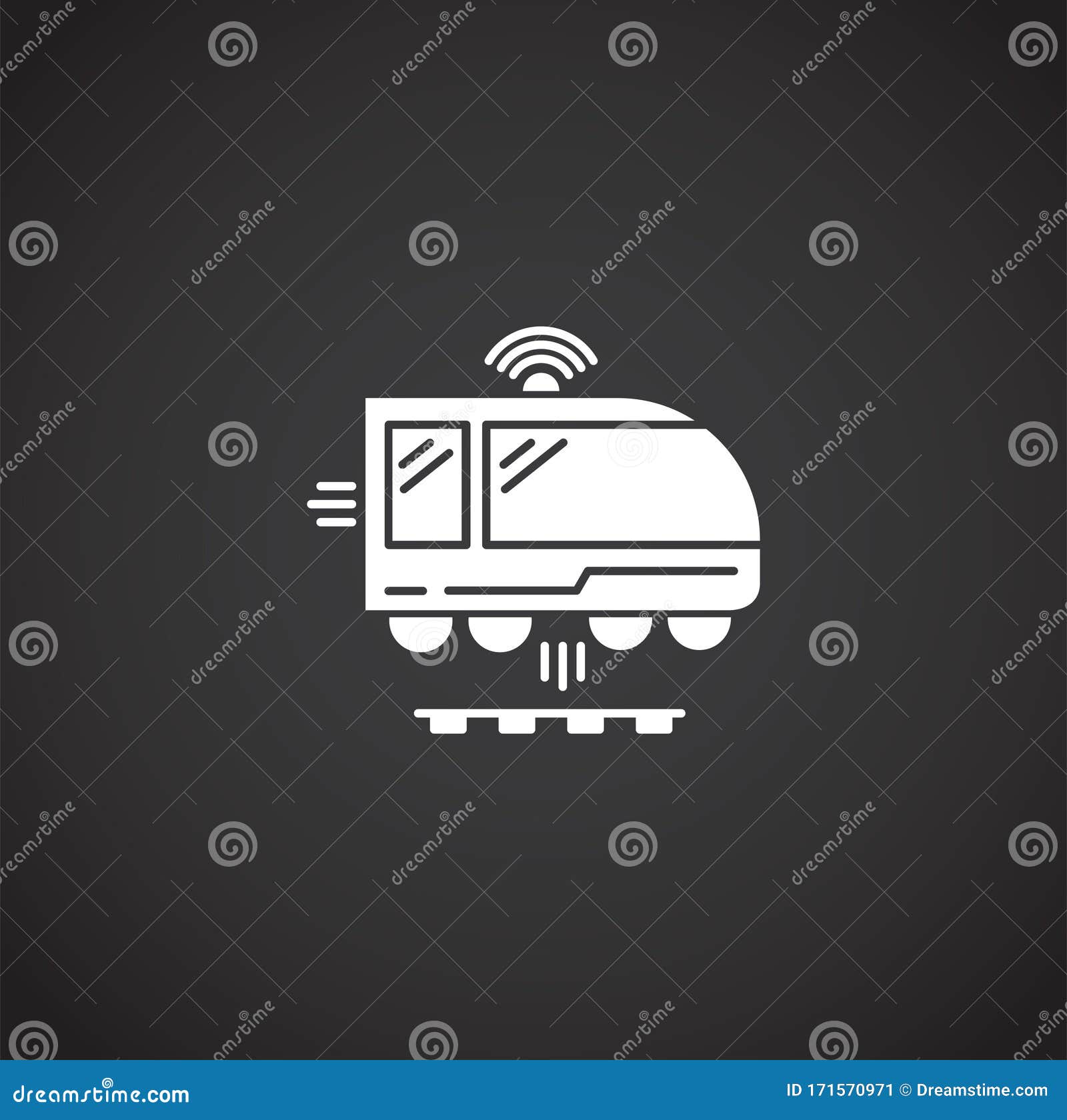 Future Transportation Related Icon on Background for Graphic and Web ...