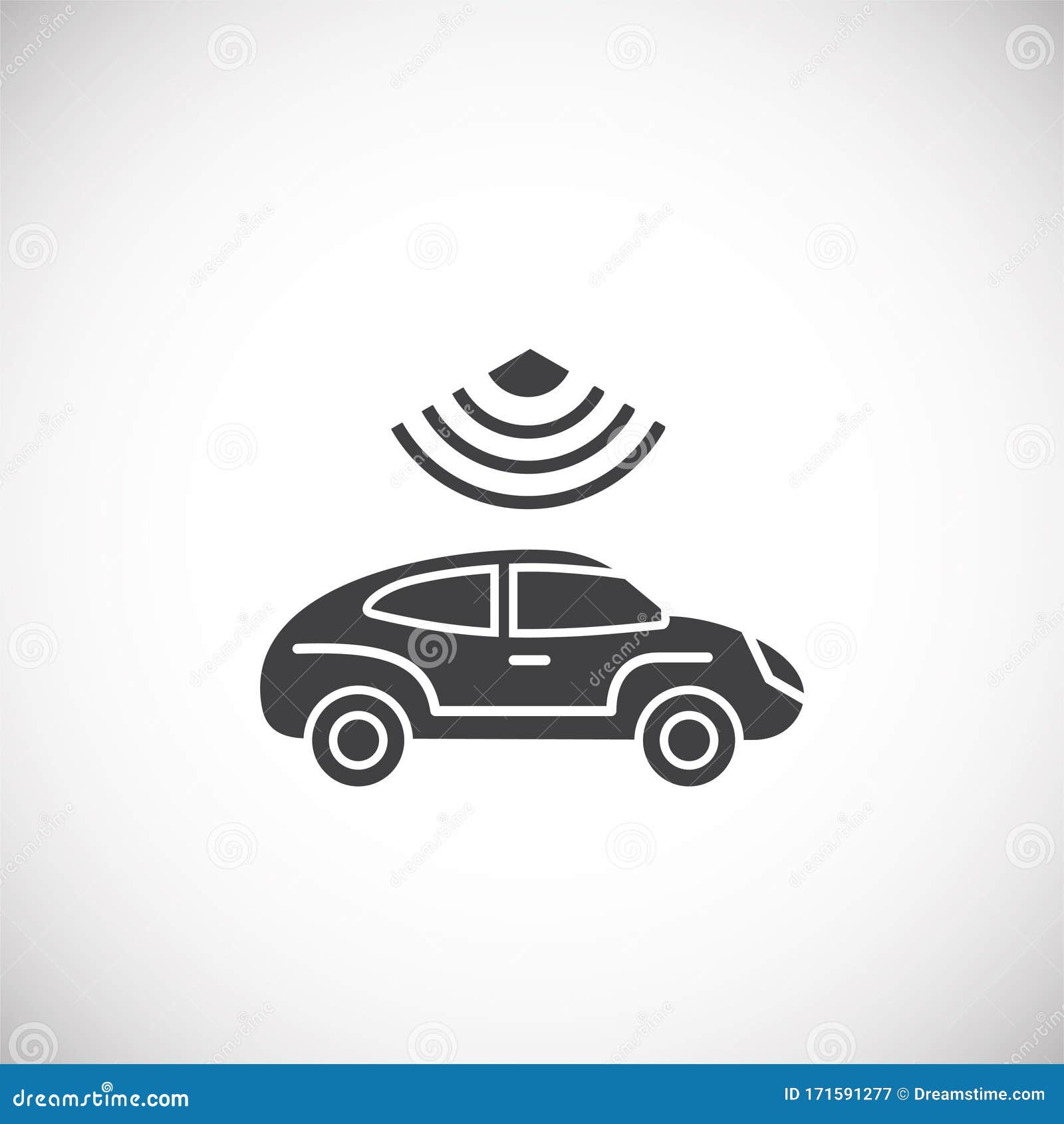 Future Transportation Related Icon on Background for Graphic and Web ...