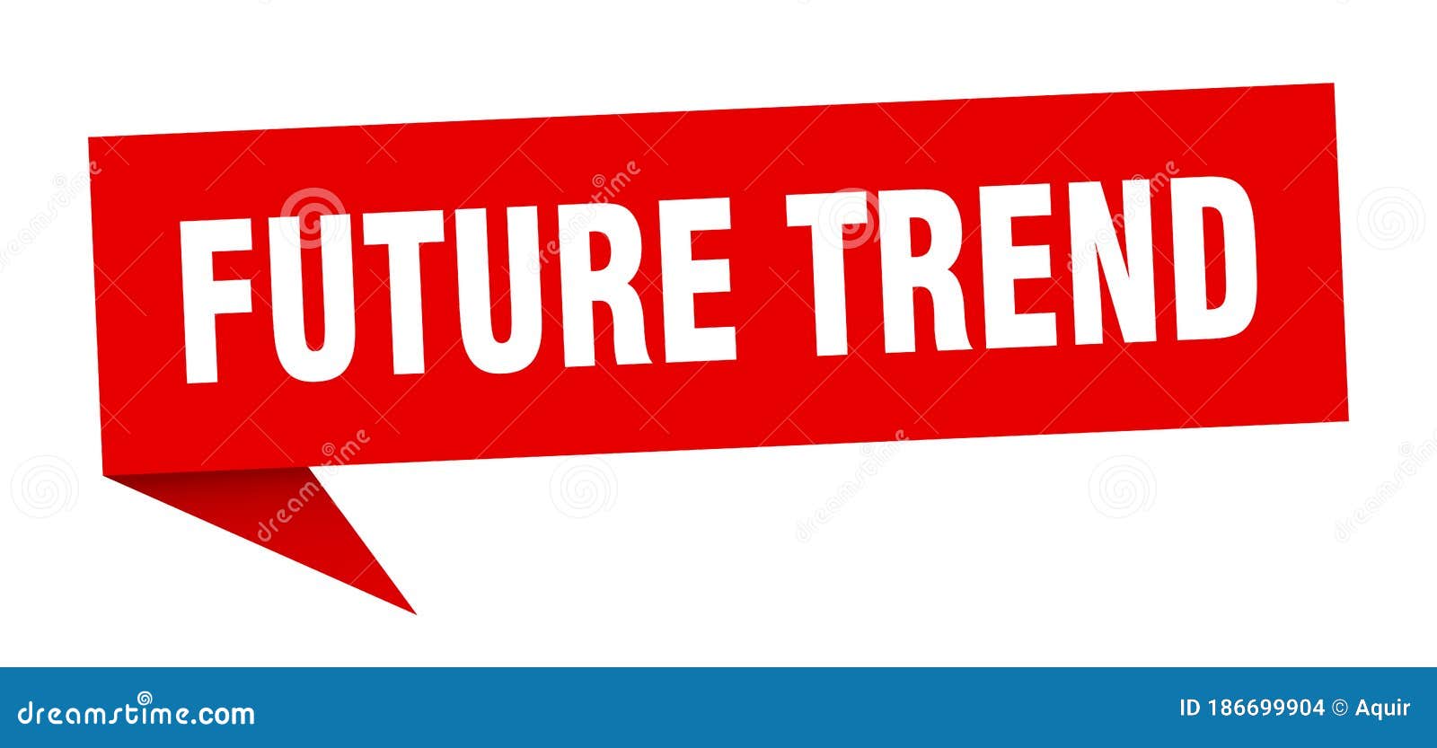 Future Trend Banner. Future Trend Speech Bubble Stock Vector ...
